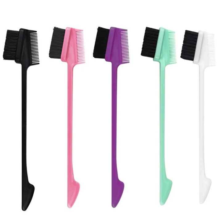Edge Brush Comb Vendor Double Sided 3 in 1 Edge Control Brush For Baby ...