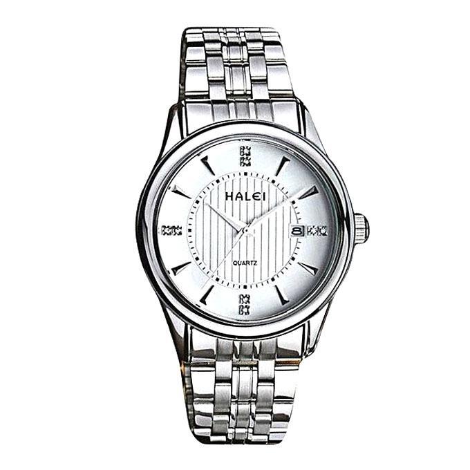 Stainless Steel Analog Watch for Men - Silver | Daraz.com.bd