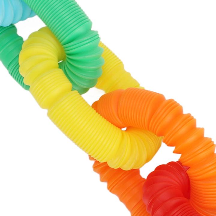 Pop Tube Toy, Expandable 30 Pcs Pop Tubes 6 Colors for Entertainment ...