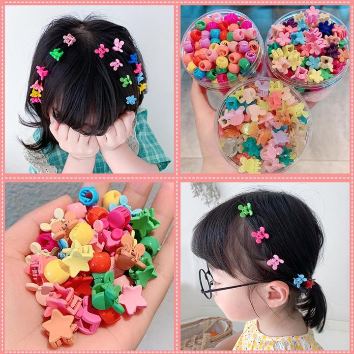 20Pcs Cute Candy Color Small Butterfly Hair Claws Lovely Hair Clips for ...