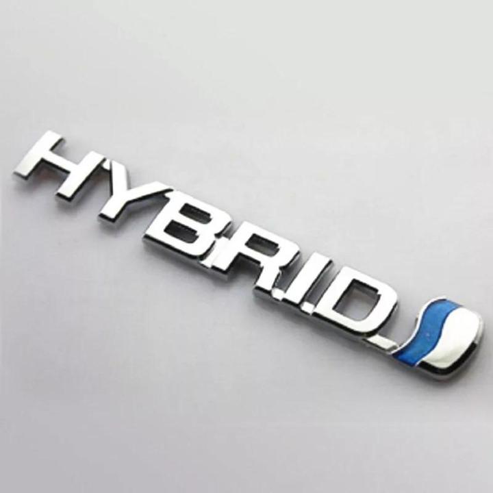 3D Hybrid Letter Car Badge Stickers Decal for For Hybrid Toyota Camry ...