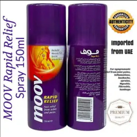 Moov Rapid Relief Spray for Fast Relives of Pain – 150ml | Daraz.com.bd