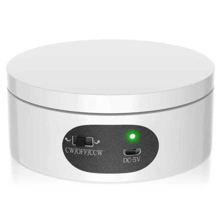 【Top-Rated Product】 Upgrade White Rotating Display Stand Spinning 4.72 ...