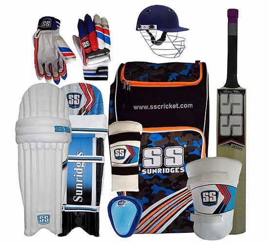 8 In 1 Cricket Kit Full Set For Players-English Willow Bat-Legguard Pad ...