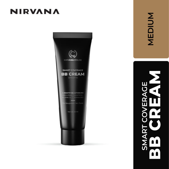 Nirvana Color Smart Coverage Bb Cream -Medium | Daraz.com.bd