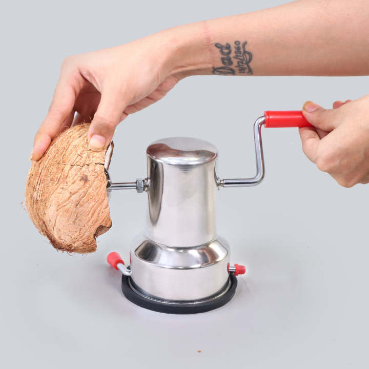 Quick Mart Latest Stainless Steel Coconut Scraper with Vacuum Base ...