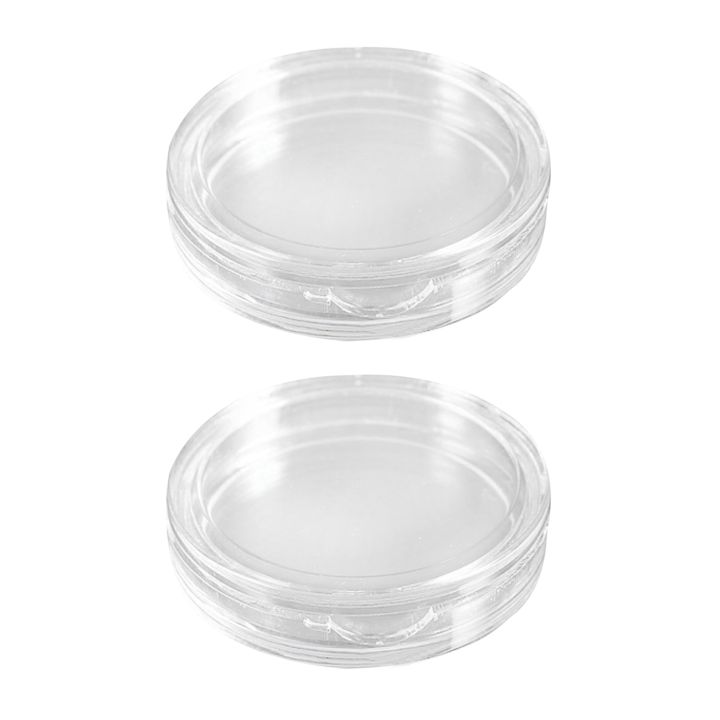 20 Pcs Small Round Transparent Plastic Coin Capsules Box 26mm | Daraz ...