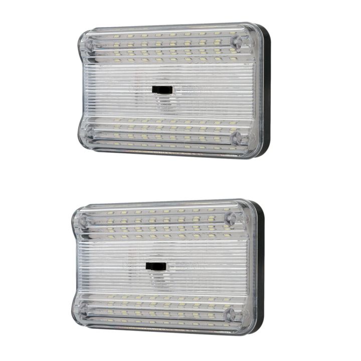 2Pcs Car 12V 36 LED Car Vehicle Interior Dome Roof Ceiling Reading ...