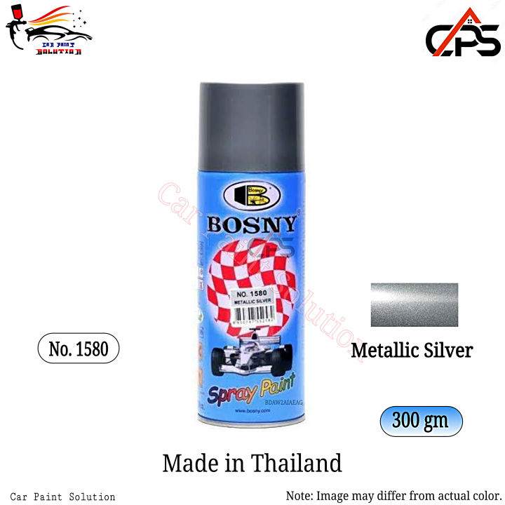 Bosny Spray Paint Metallic Silver for, Spray Paint, Metallic Silver ...