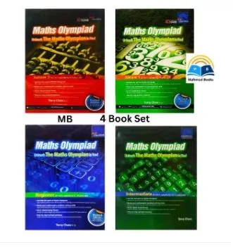 Maths Olympiad Unleash The Maths Olympian In You Junior -1&2, Intermediate, Beginner (4 Book Set ...