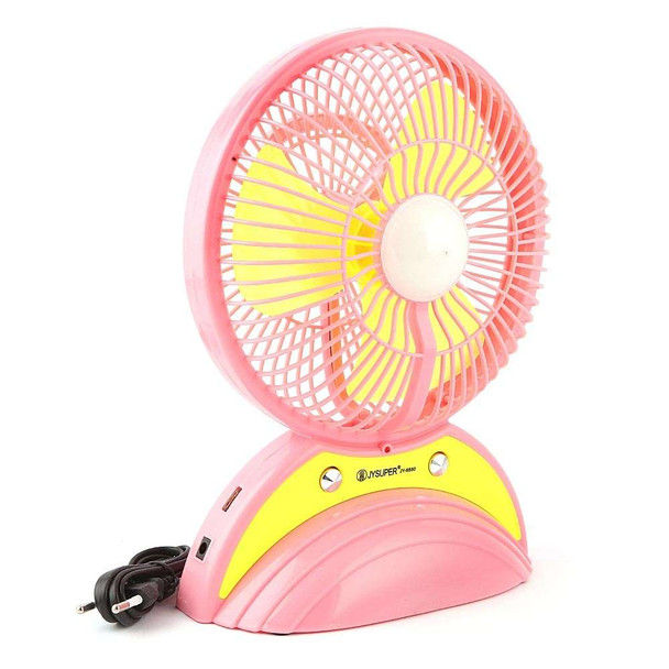Rechargeable AC/DC Lithium Battery Multiple Modes Portable Table Fan ...