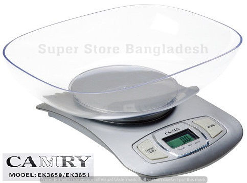CAMRY EK-3650/EK3651 _Digital Electronic Kitchen Weight Scale- 5 kg ...