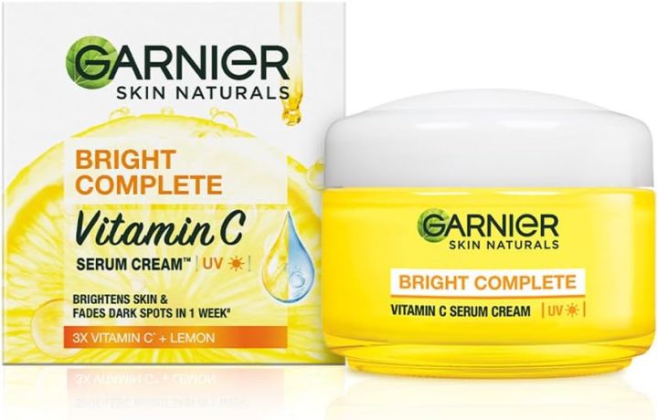 Garnier Bright Complete Vitamin C Serum Cream Uv, 45G | Daraz.com.bd