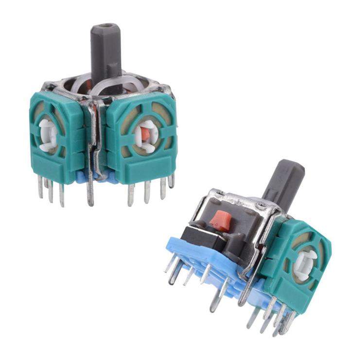2 Pcs 3D Analog Stick Joystick Module New Replacement for PS4 ...
