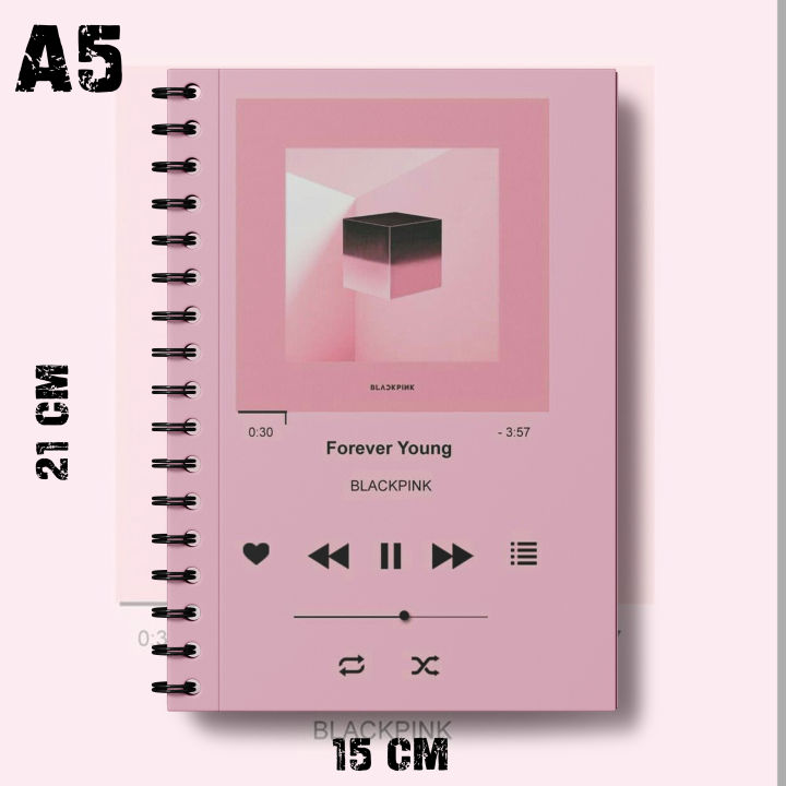 A5 Notebook Music Theme Design Writing Pad K498 K501 | Daraz.com.bd