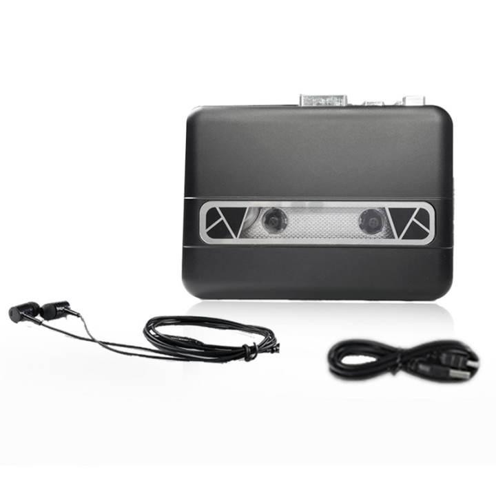 Portable USB Cassette Capture Radio Player USB Cassette Tape to MP3 ...