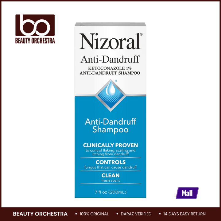 Nizoral Nizoral Anti-Dandruff Shampoo With 1% Ketoconazole - 200ml | Daraz.com.bd