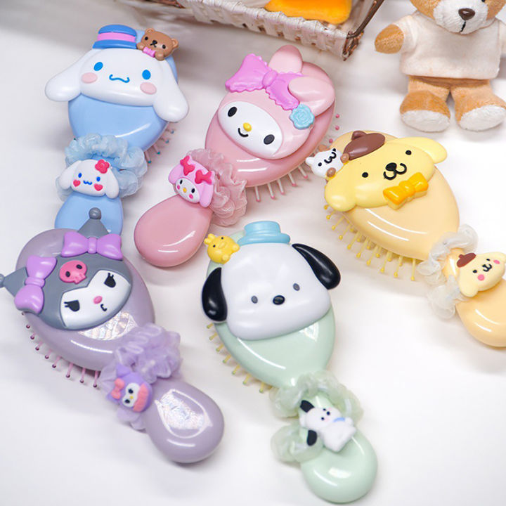 Sanrio Air Cushion Massage Combs Cinnamoroll Kurom Portable Comb Hair ...