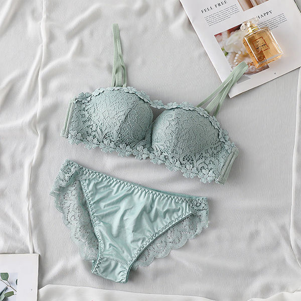 Women Push Up Bra Penti Set / Comfortable Bra / Styles Bra / Women Soft ...