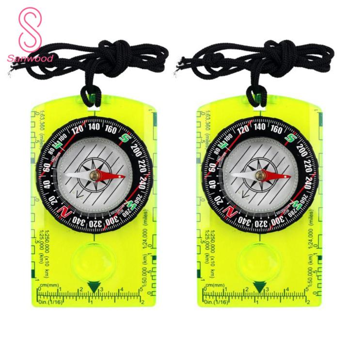Outdoor Compass Portable Waterproof Orienteering Compass Set for ...
