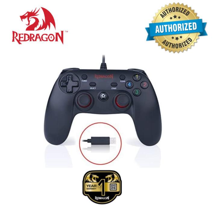 Redragon Saturn G807 Gamepad, PC Game Controller, Joystick with Dual ...