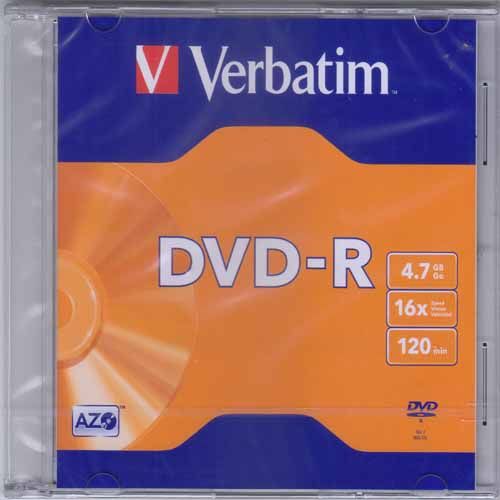 Verbatim DVD-R 4.7GB120Min (Blank DVD)_1Pcs | Daraz.com.bd