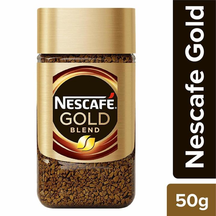 Nescafe Gold Blend Rich and Smooth Instant Coffee, Glass Jar - 50g ...