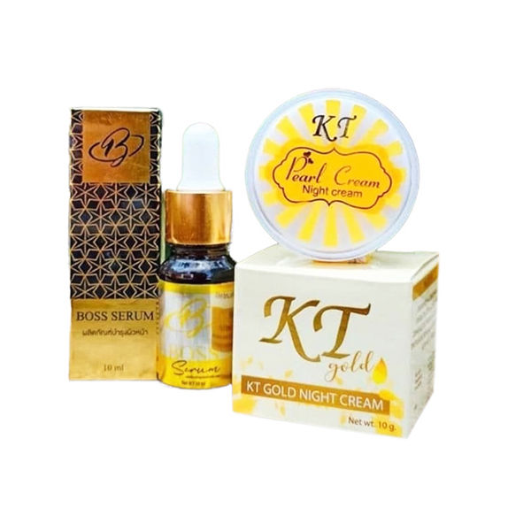 KT Boss Serum and KT Gold Plus Night Cream (10ml + 10g) Combo | Daraz ...