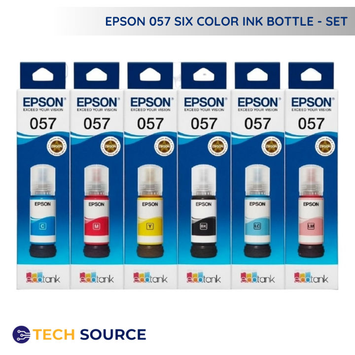 Epson 057 Six Color Ink Bottle For Epson L8050 & 18050 Printer - Full ...