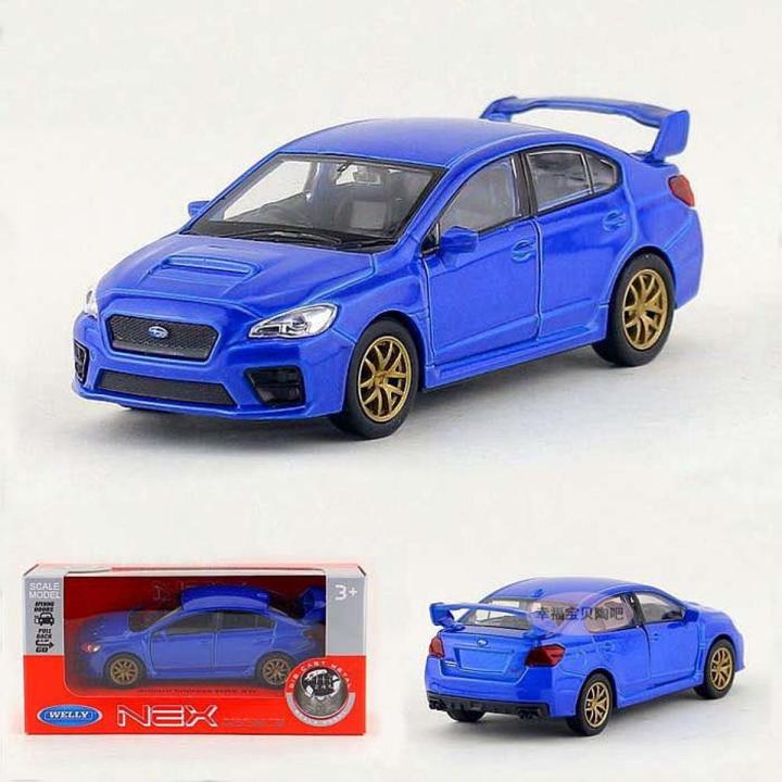 Welly 1:36 Subaru Impreza WRX STI Diecast Car Alloy Vehicles Car Model ...