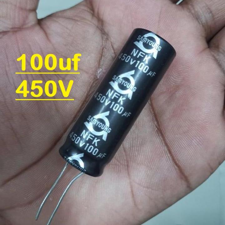 100uF 450V Capacitor RADIAL Electrolytic Capacitor 100uF Capacitor 450V ...