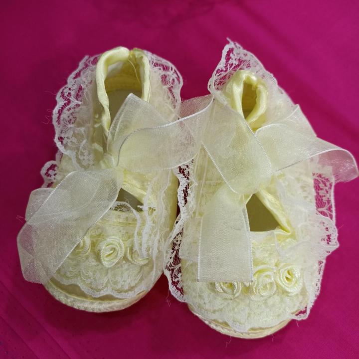 Lemon Princess Flower Juta - any colour 0-12 month | Daraz.com.bd