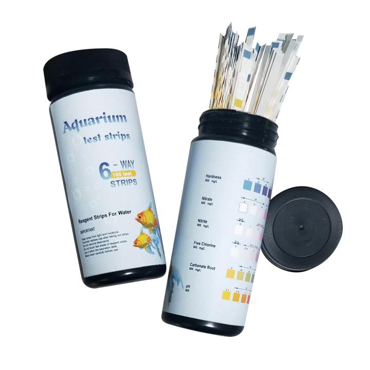 Migeet 100pcs Water Quality Test Papers 6 in 1 Test Paper Aquarium Fish ...
