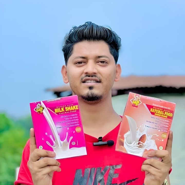 Milk Shake And Natural Food Badam Shake Weight Gain Combo Pack | Daraz ...