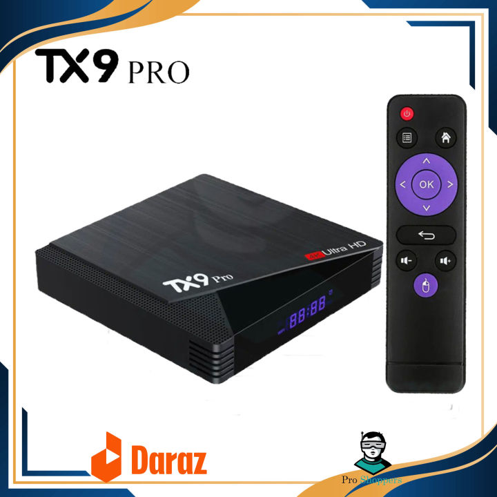 Tx9 Pro Android Smart Tv Box Support Toffee Binge 4K TV Box Upgrade 6K ...