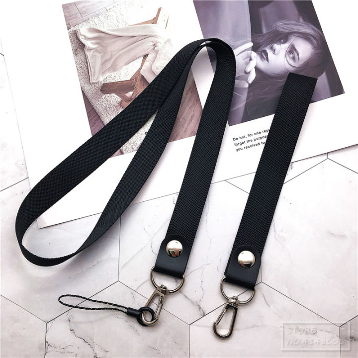 Lanyard neck strap for id card Holders with black Lanyards Office Neck ...