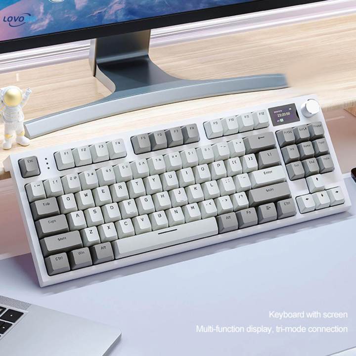 87 Keys Gaming Keyboard Hot Swappable Multipurpose Ergonomic RGB ...