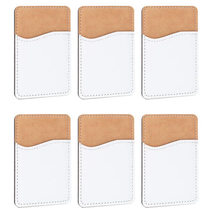 Sublimation Blanks Diy Phone Card Holder 🧥 6Pcs Sublimation Blank ...