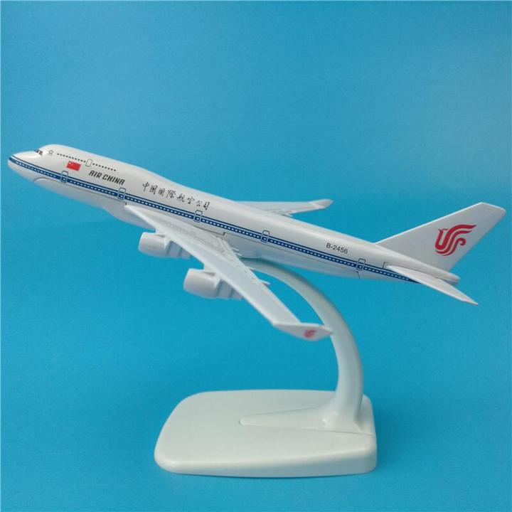 【happy one】Air Boeing 747 Metal Plane Model Airlines B747 Gift ...