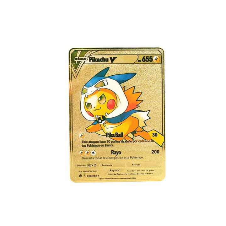 【Serendipity party】Pokemon Iron Cards Vmax Pikachu Card Metal Pokemon ...