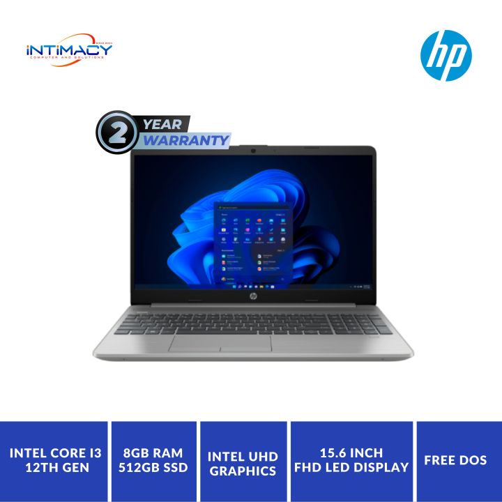 HP 250 G9 Intel Core i3 12th Gen 8GB RAM 512GB SSD 15.6-inch FHD ...