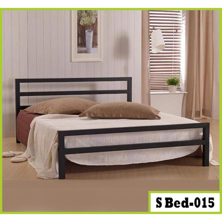 Simple Bedroom Double Size Steel Bed (015) | Daraz.com.bd