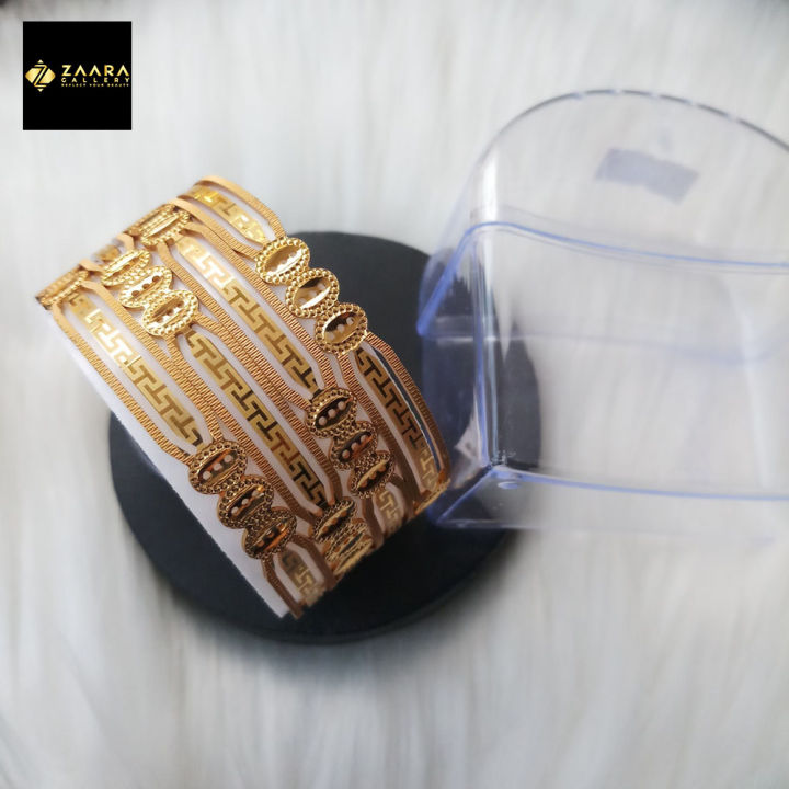 City Gold Bangles/ Gold Plated Laser Cut Bangles For Women Top Quality ...
