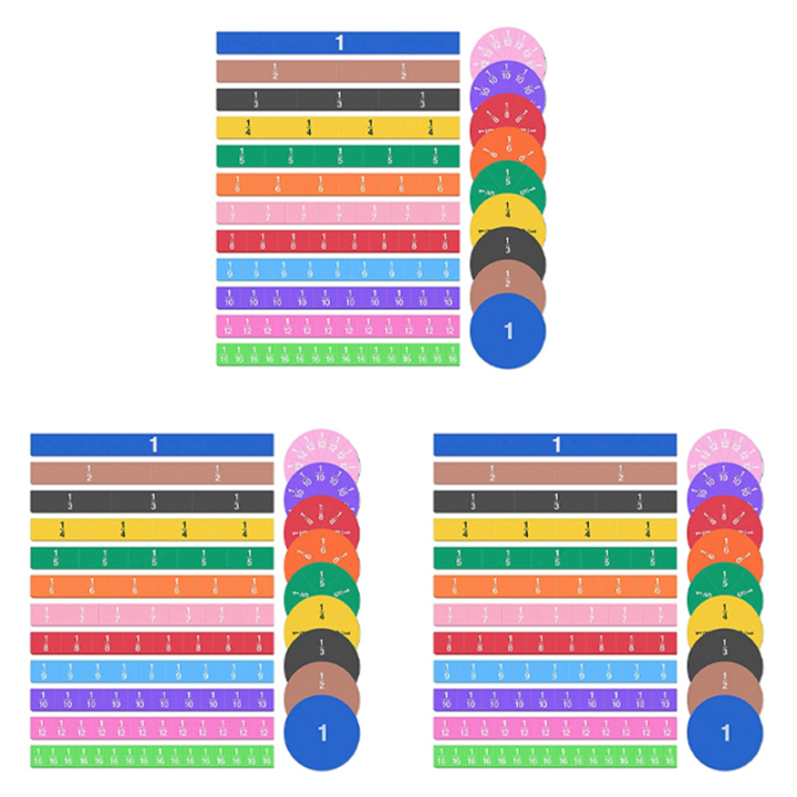 402Pcs Magnetic Fraction Tiles & Fraction Circles -Math Manipulatives ...