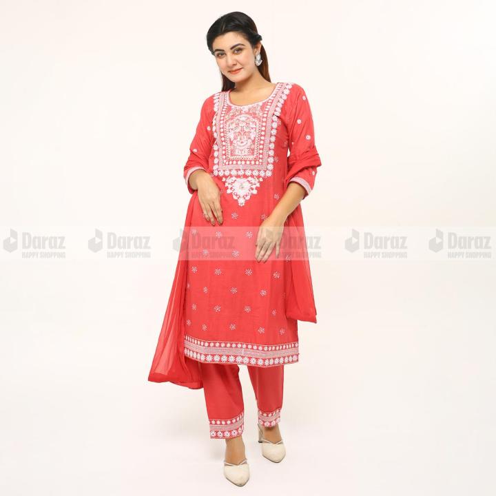 Latest Readymade Three Piece Designs For Ladies | Daraz.com.bd