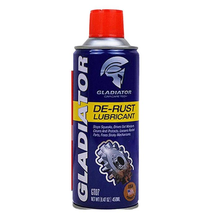 Gladiator De-Rust Lubricant 450ml, anti rust proof lubricant | Daraz.com.bd