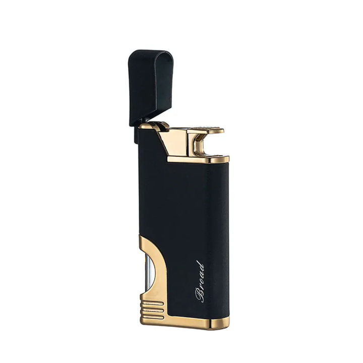 New Visual Air Window Direct Impact Butane Gas Lighter Metal Windproof ...