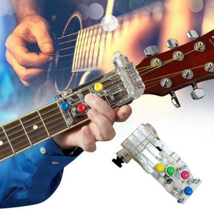 【Best Price Guaranteed】 Anti-Pain Finger Cots Guitar Assistant Chord ...