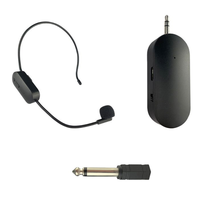 2.4G Wireless Head-Mounted Lavalier Microphone Set Replacement Spare ...