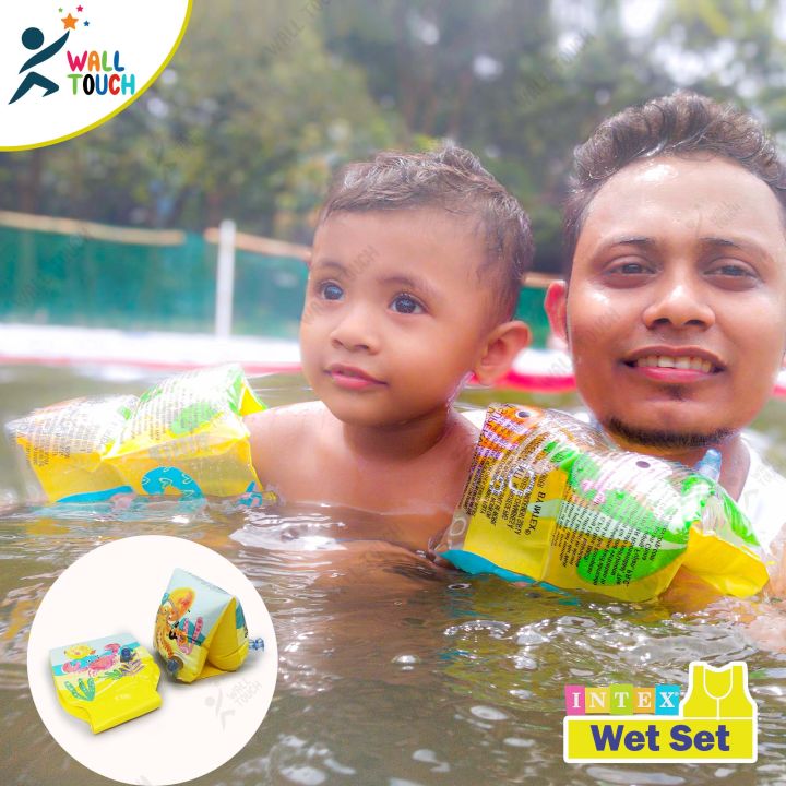 INTEX Tropical Buddies Arm Bands Kids Learn Inflatable for Ages 3-6 ...